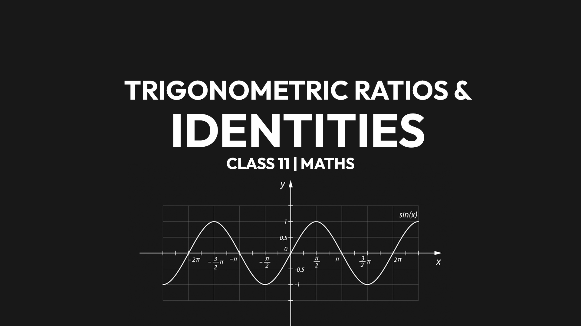 Trigonometric Ratios & Identities: Maths - Course - Class 11 IIT-JEE ...