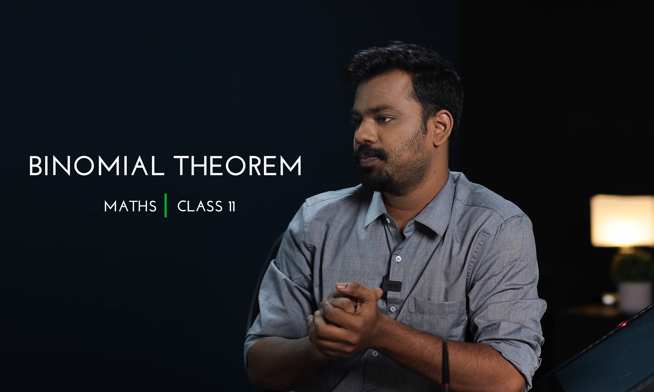 Understanding Binomial Theorem: Maths - Crash Course for Class 11 IIT-JEE by Abdul Ahad